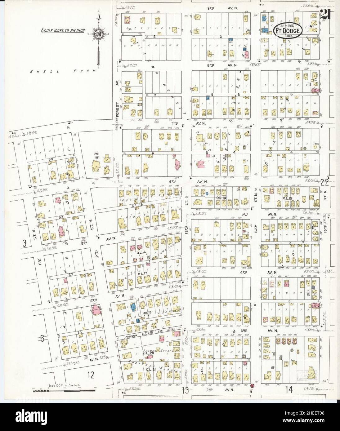 Fort dodge iowa map hi-res stock photography and images - Alamy