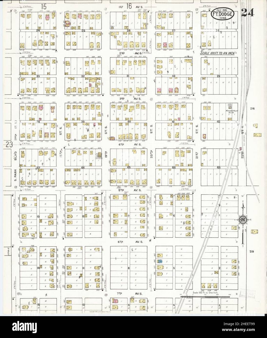 Map of fort dodge hi-res stock photography and images - Alamy
