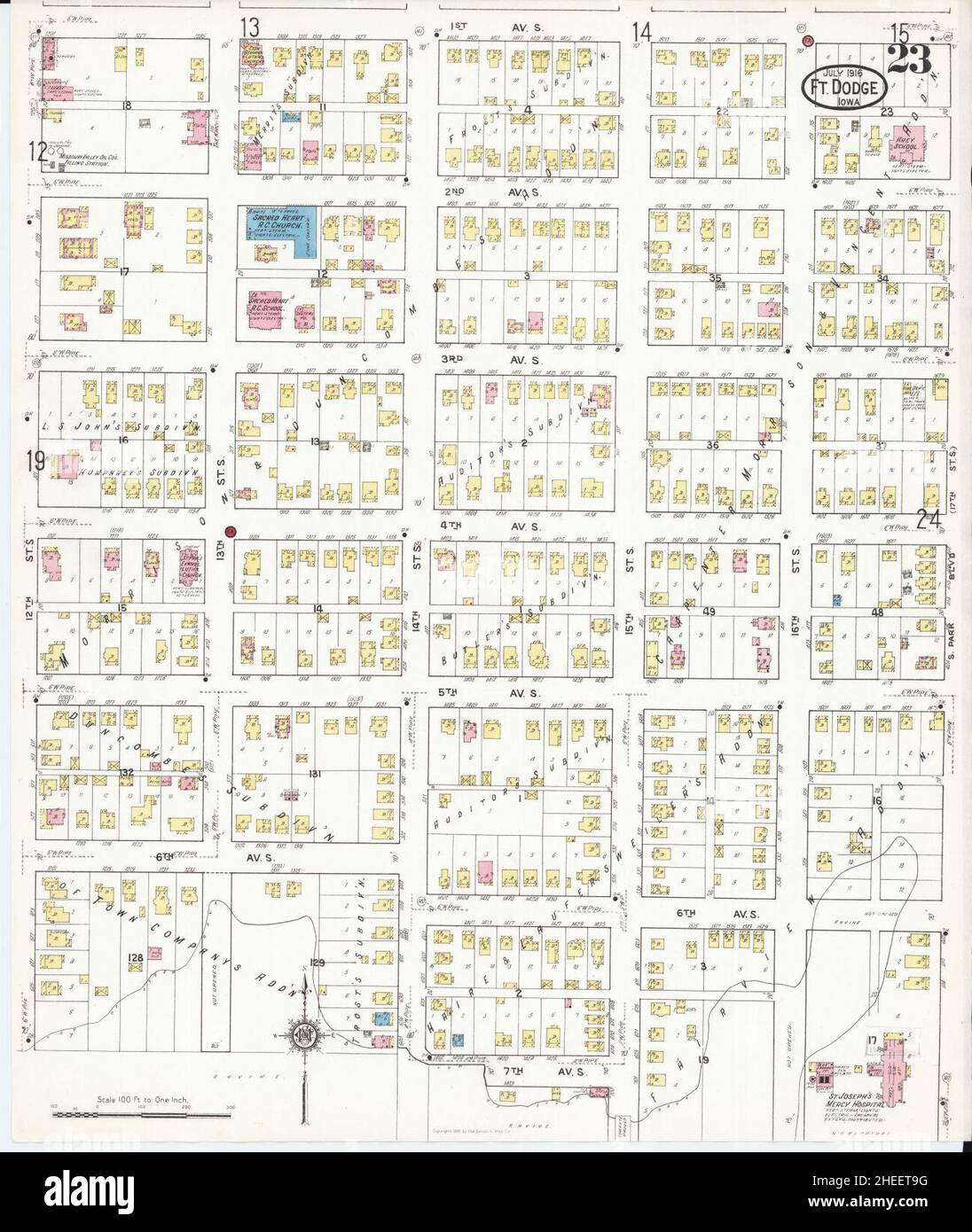 Fort dodge iowa map hi-res stock photography and images - Alamy