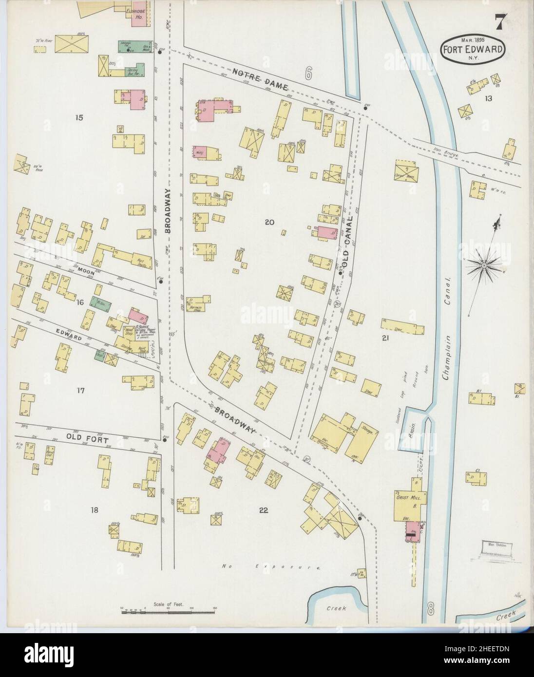 Fire at fort edward hi-res stock photography and images - Alamy