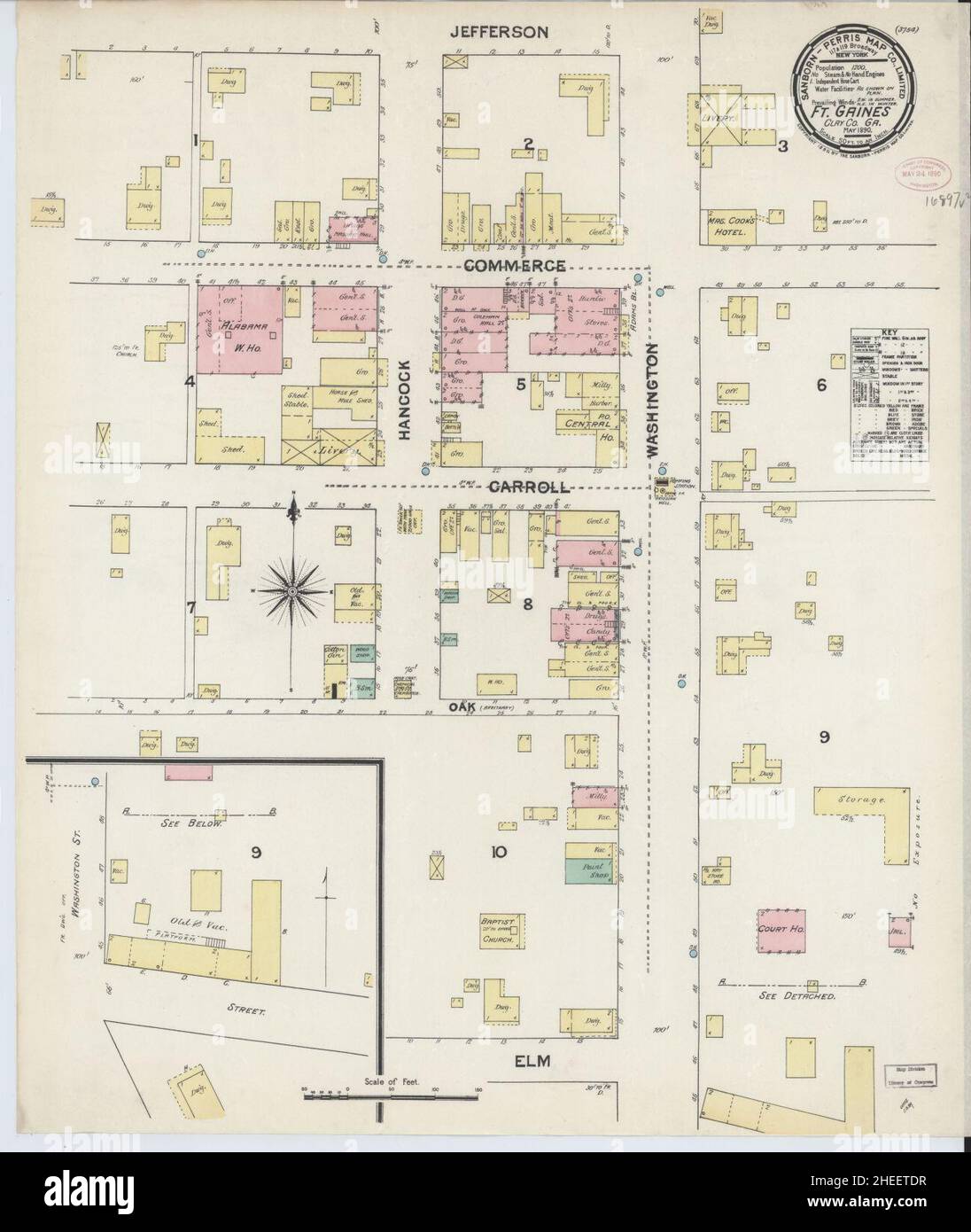 Gaines map hi-res stock photography and images - Alamy