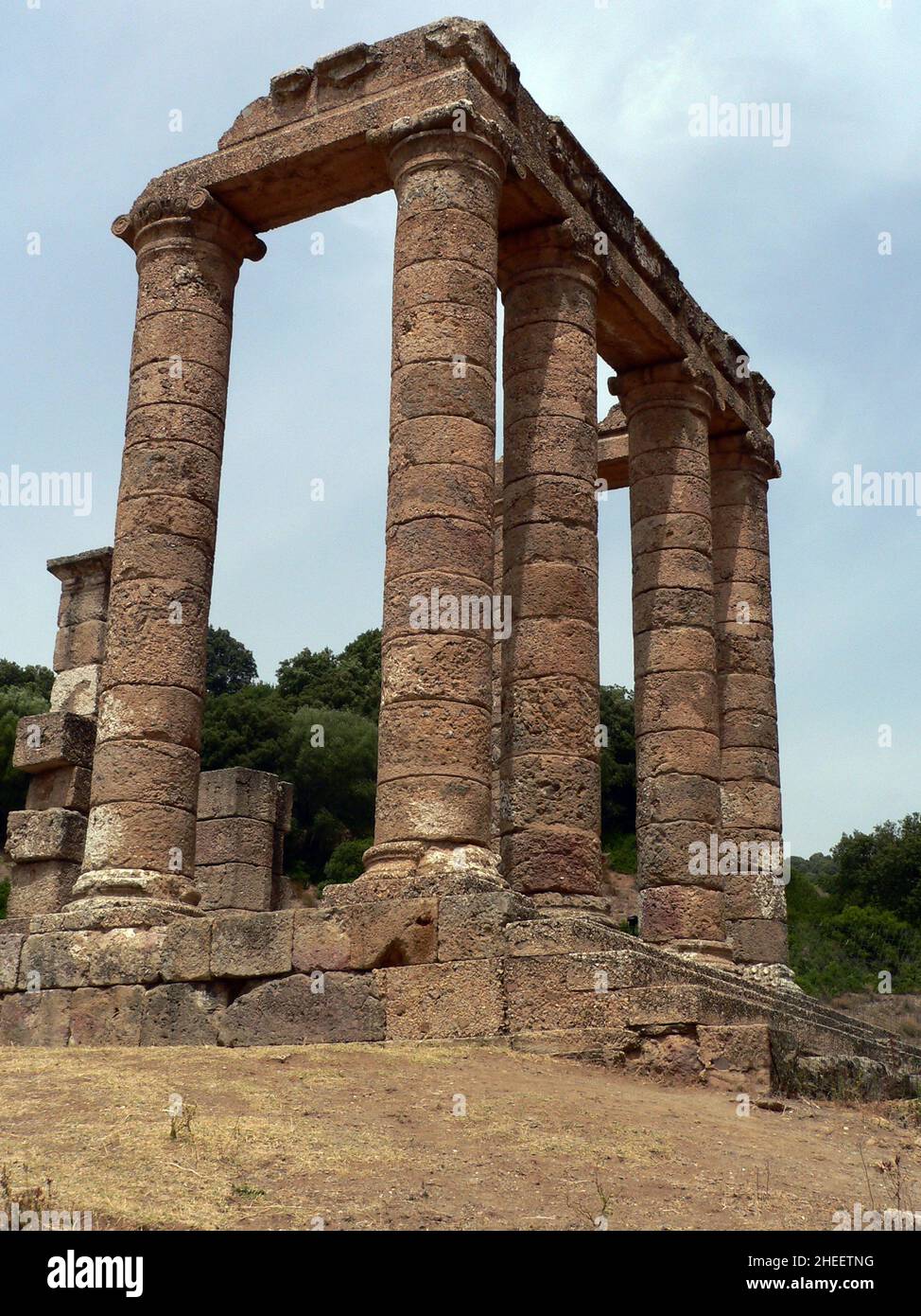 The Antas roman punic temple near Fluminimaggiore, Sardinia, Italy ...