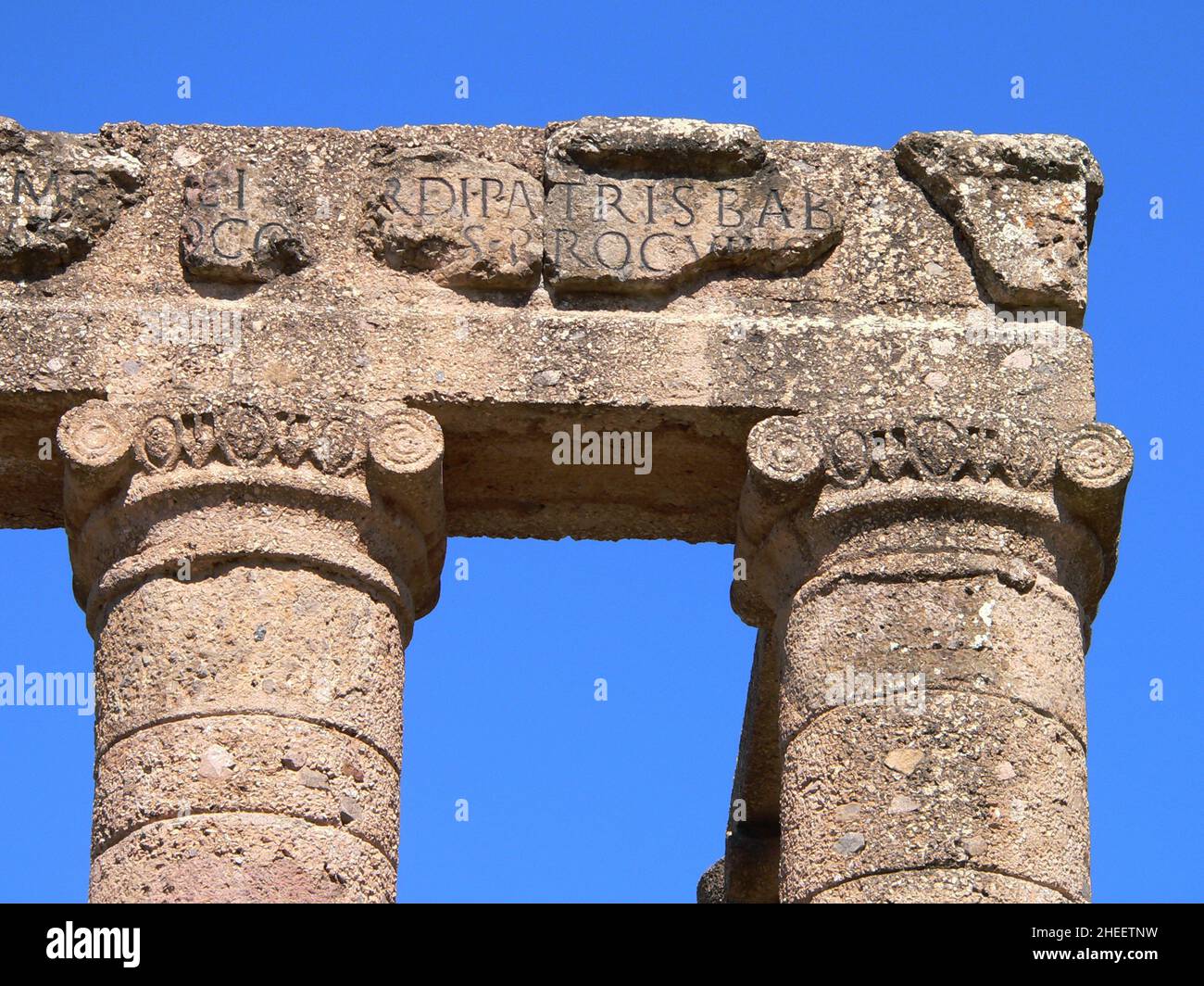 The Antas roman punic temple near Fluminimaggiore, Sardinia, Italy ...