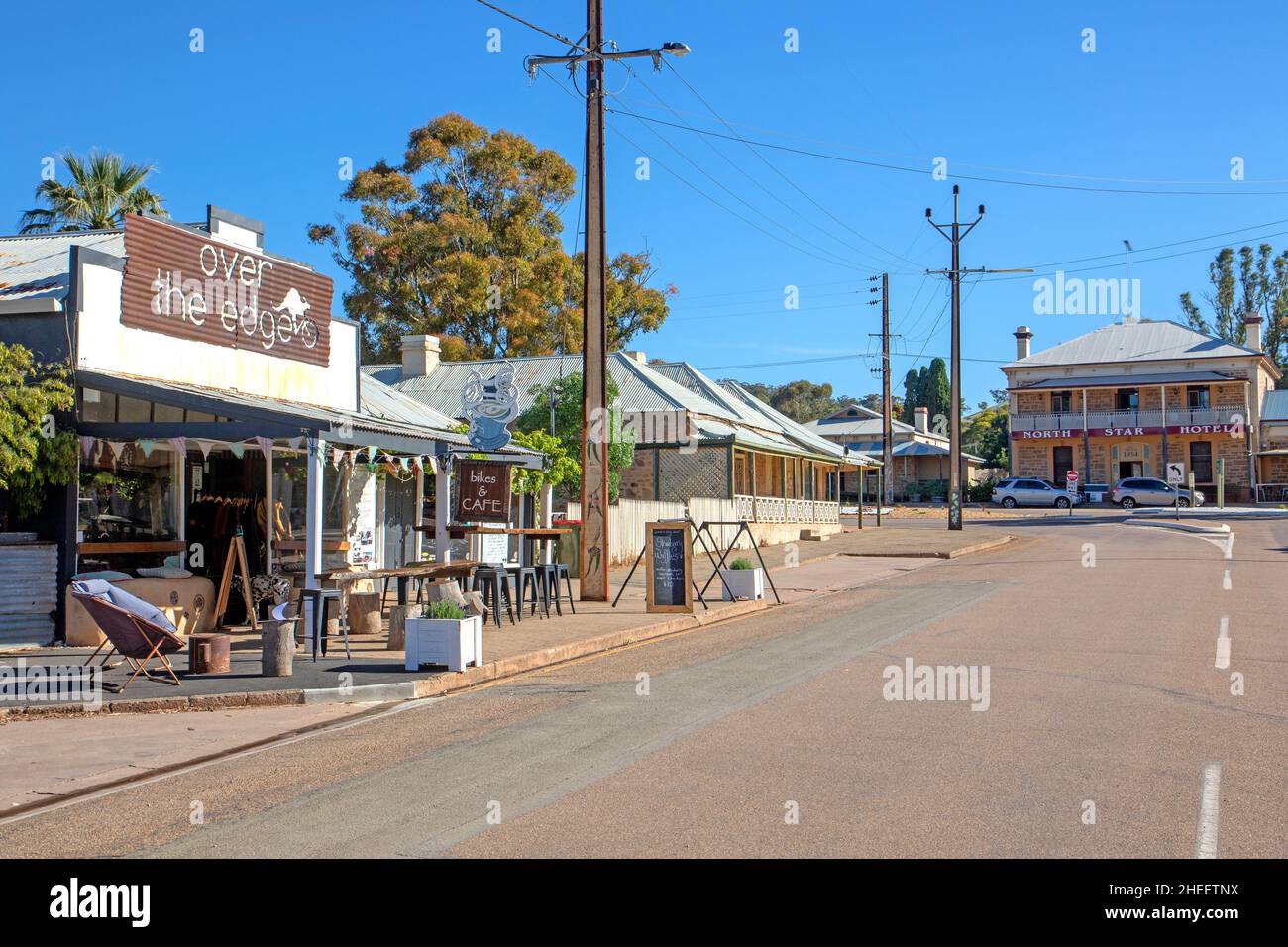 The main street of Melrose Stock Photo - Alamy