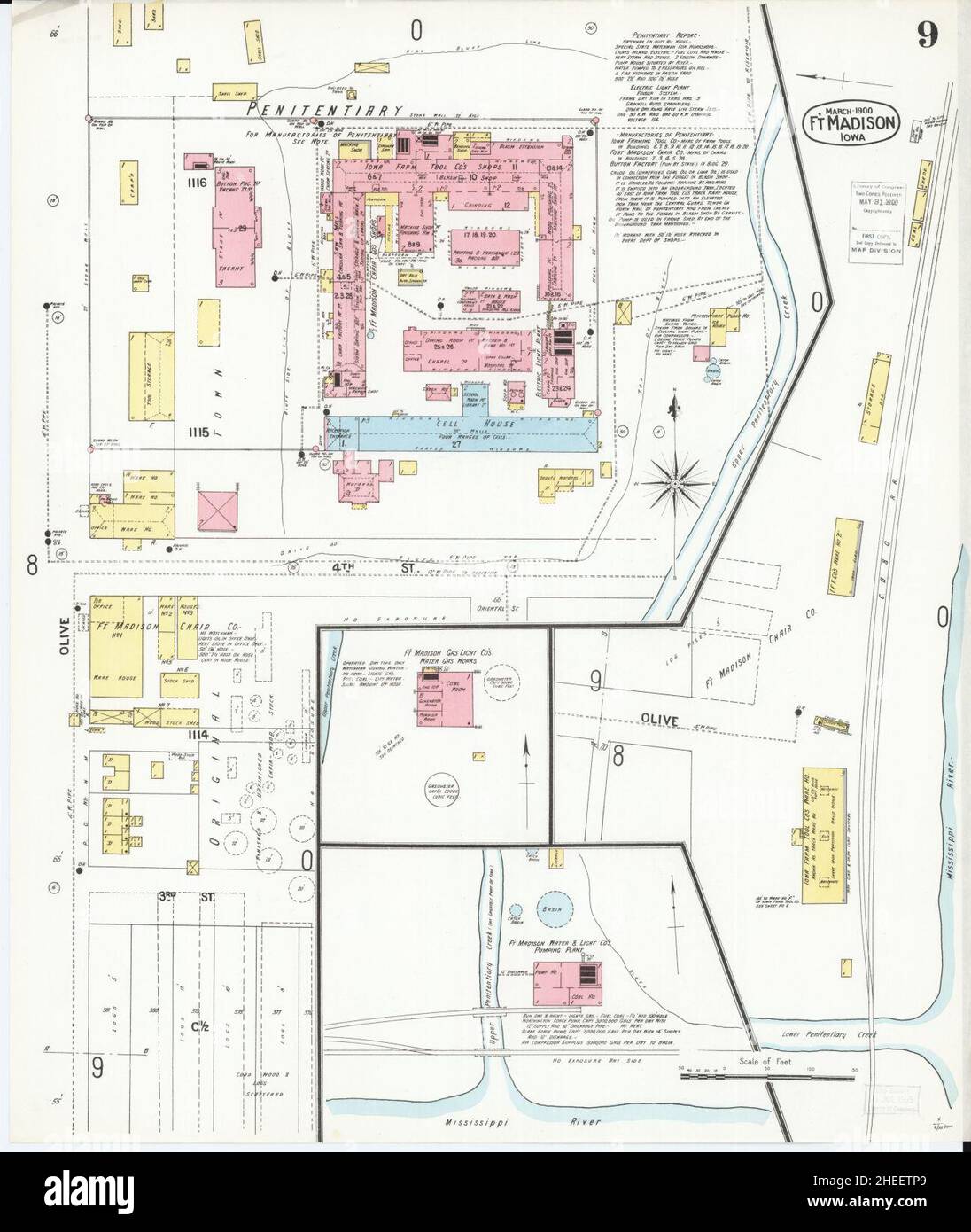 Map of fort madison hi-res stock photography and images - Alamy