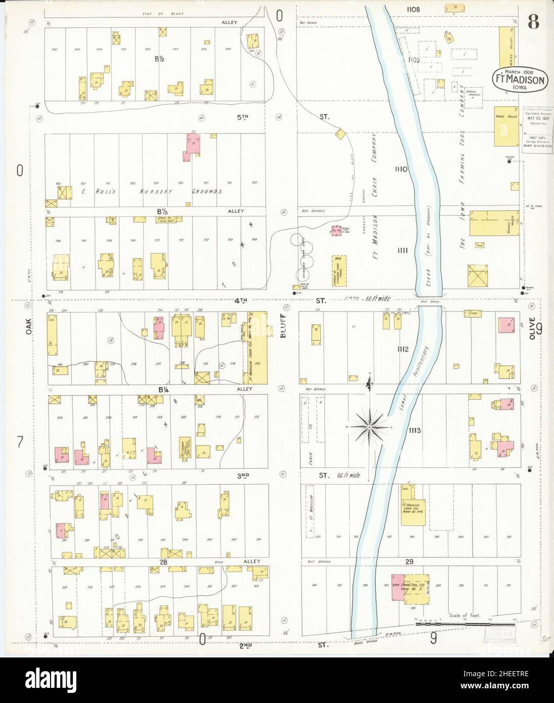Map of fort madison hi-res stock photography and images - Alamy
