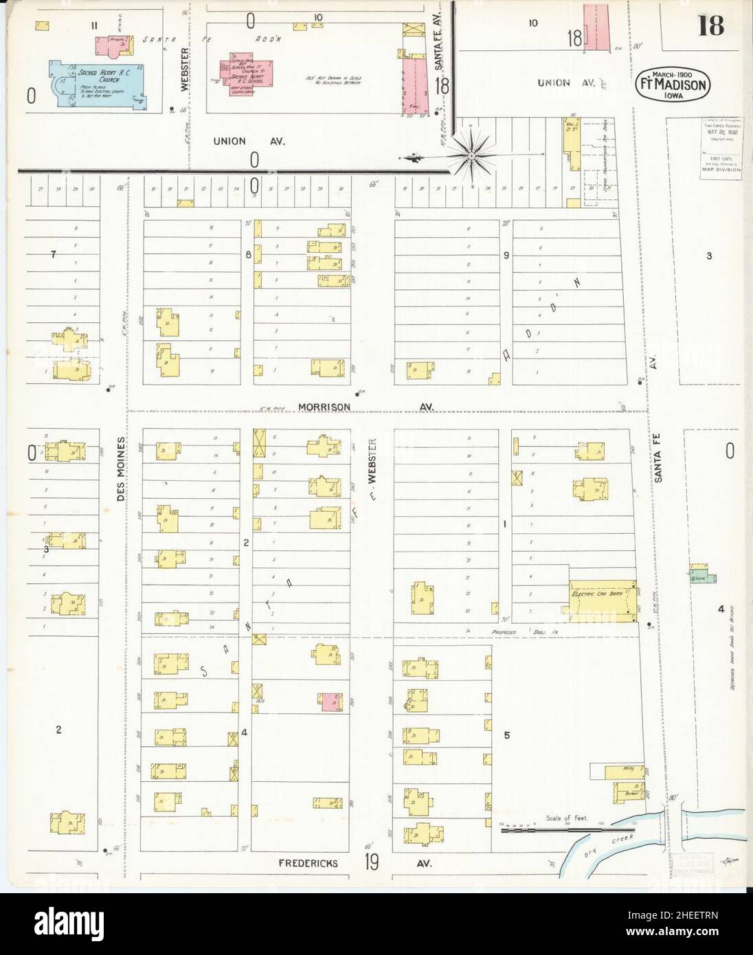 Map of fort madison hi-res stock photography and images - Alamy