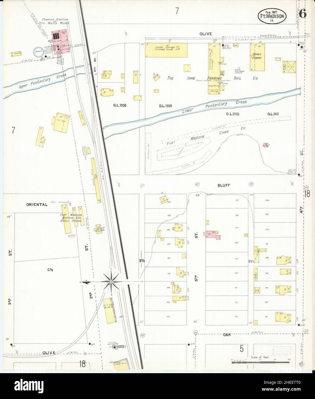Map of fort madison hi-res stock photography and images - Alamy