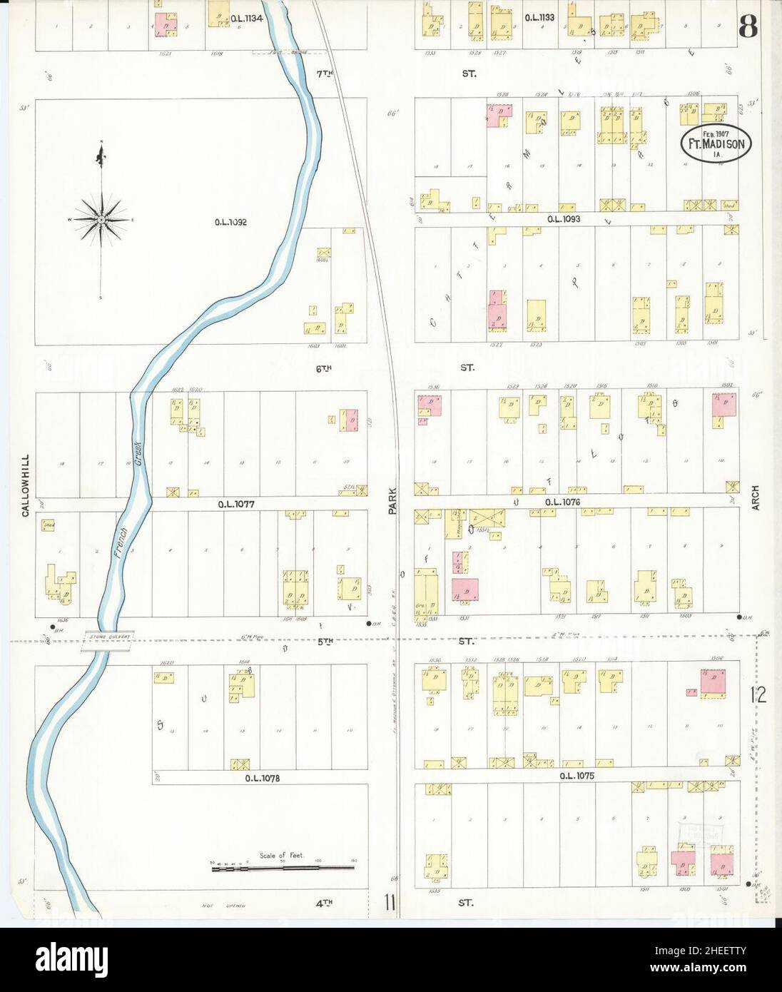 Map of fort madison hi-res stock photography and images - Alamy