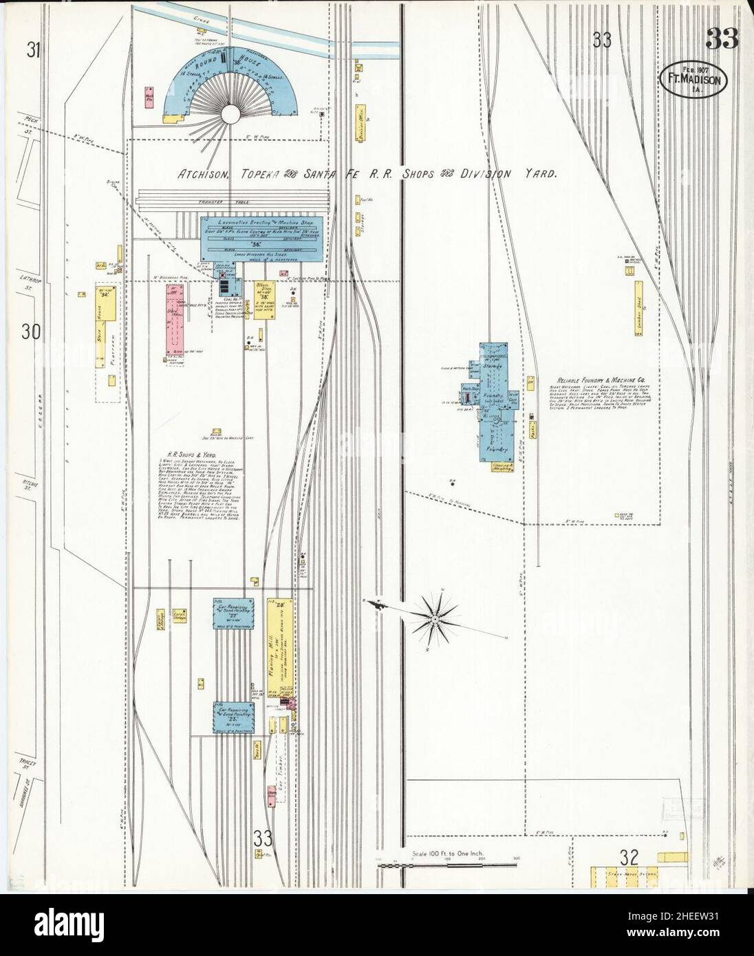 Map of fort madison hi-res stock photography and images - Alamy