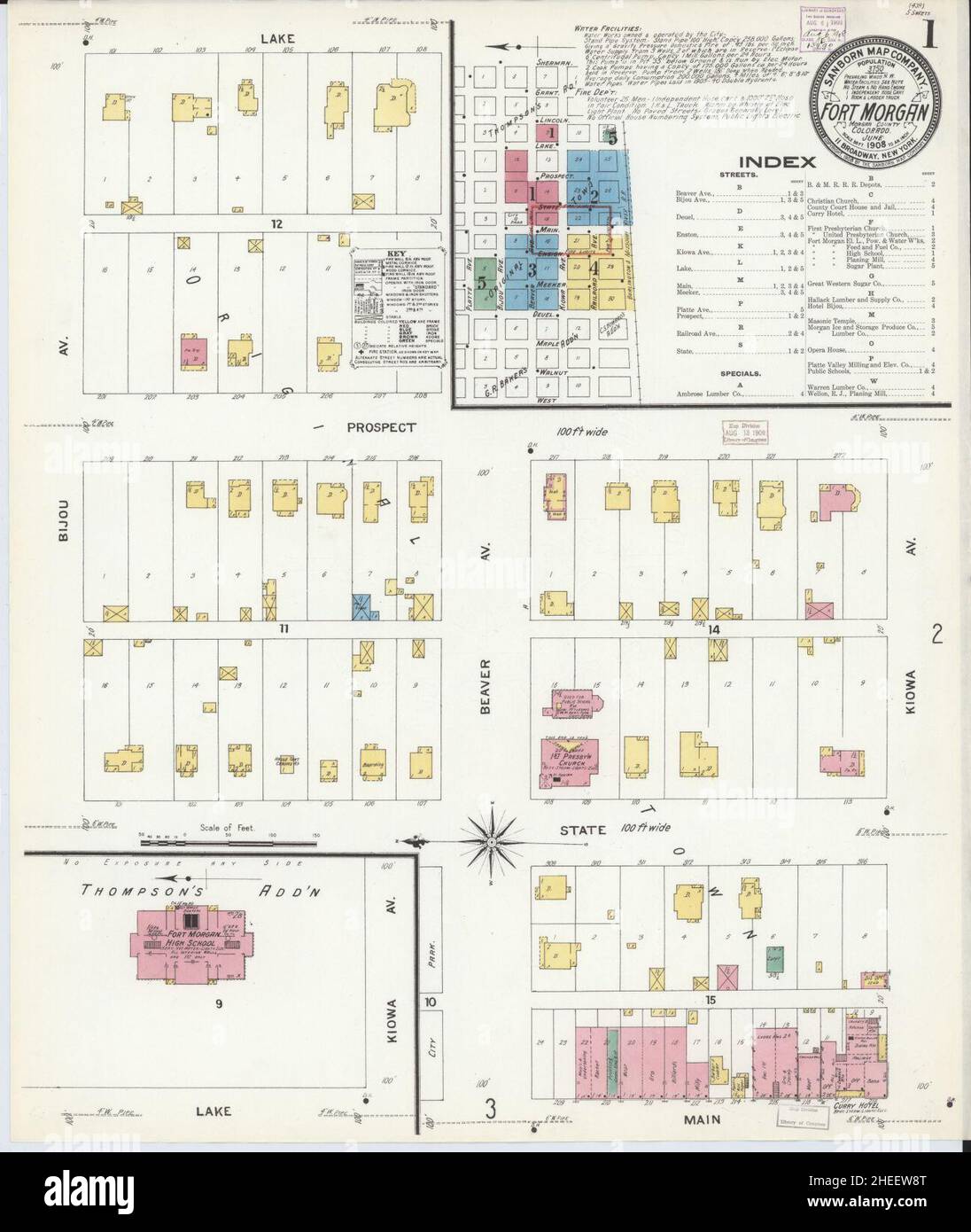 Map of fort morgan hi-res stock photography and images - Alamy