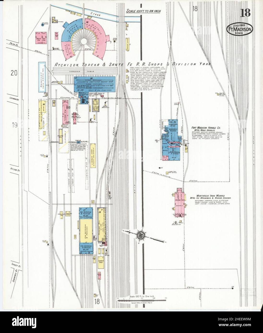 Map of fort madison hi-res stock photography and images - Alamy