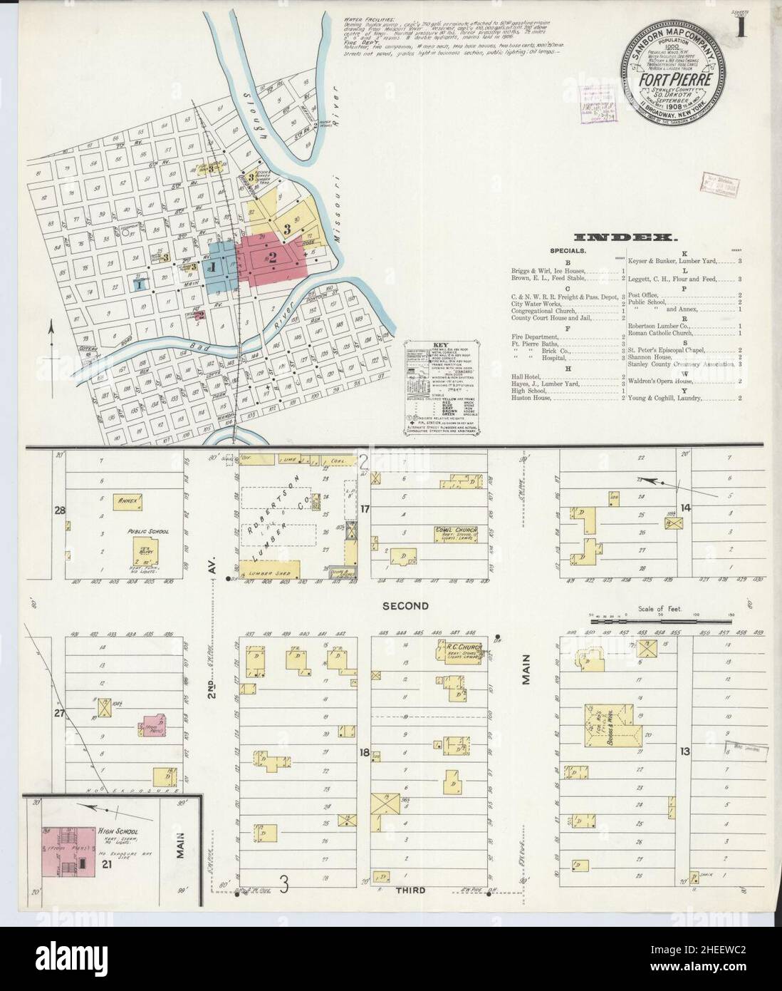 Stanley south dakota map hi-res stock photography and images - Alamy