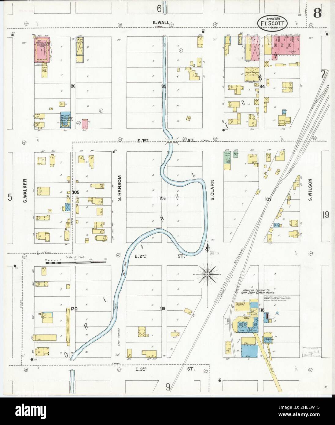 Bourbon county map hi-res stock photography and images - Alamy