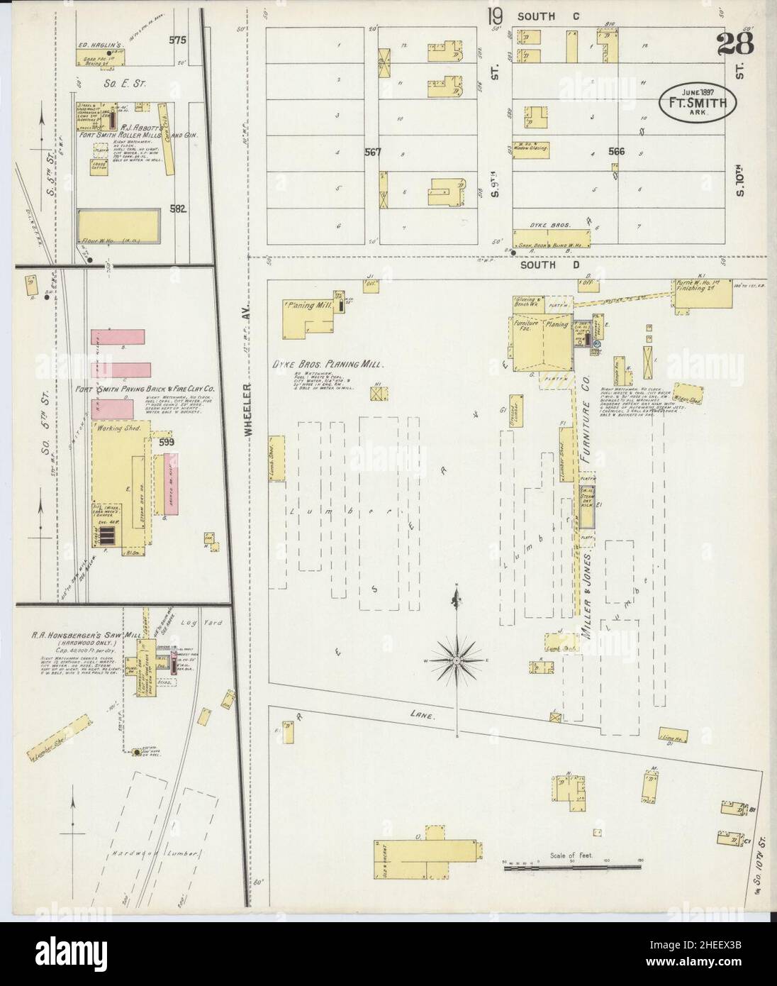 Sanborn Fire Insurance Map from Fort Smith, Sebastian County, Arkansas ...