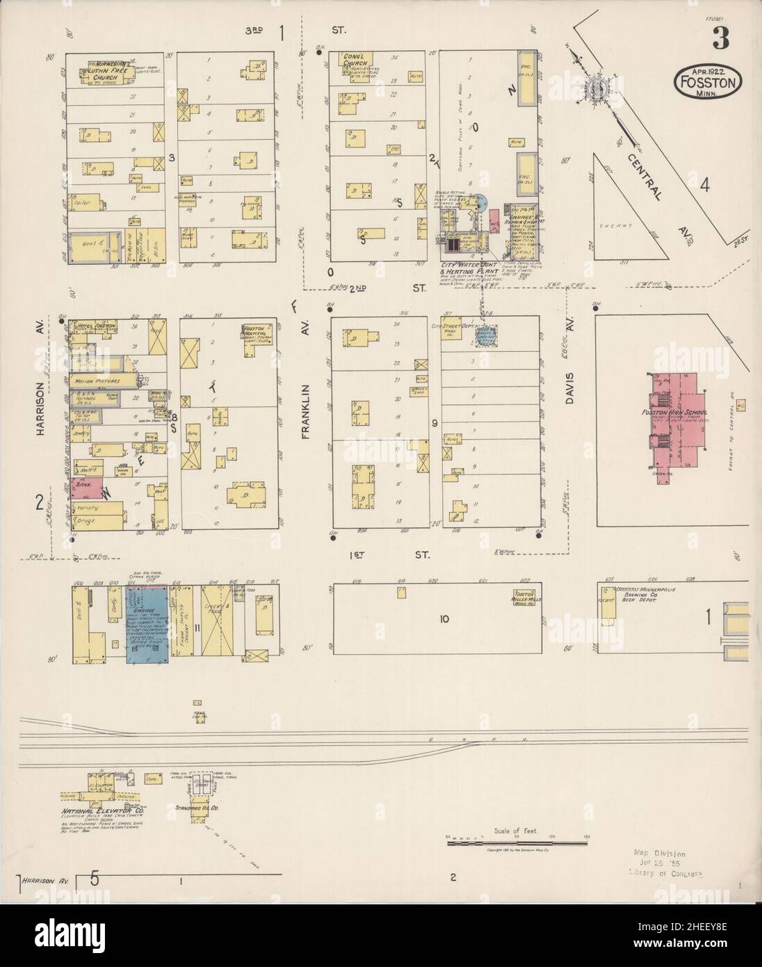 Fosston map hi-res stock photography and images - Alamy