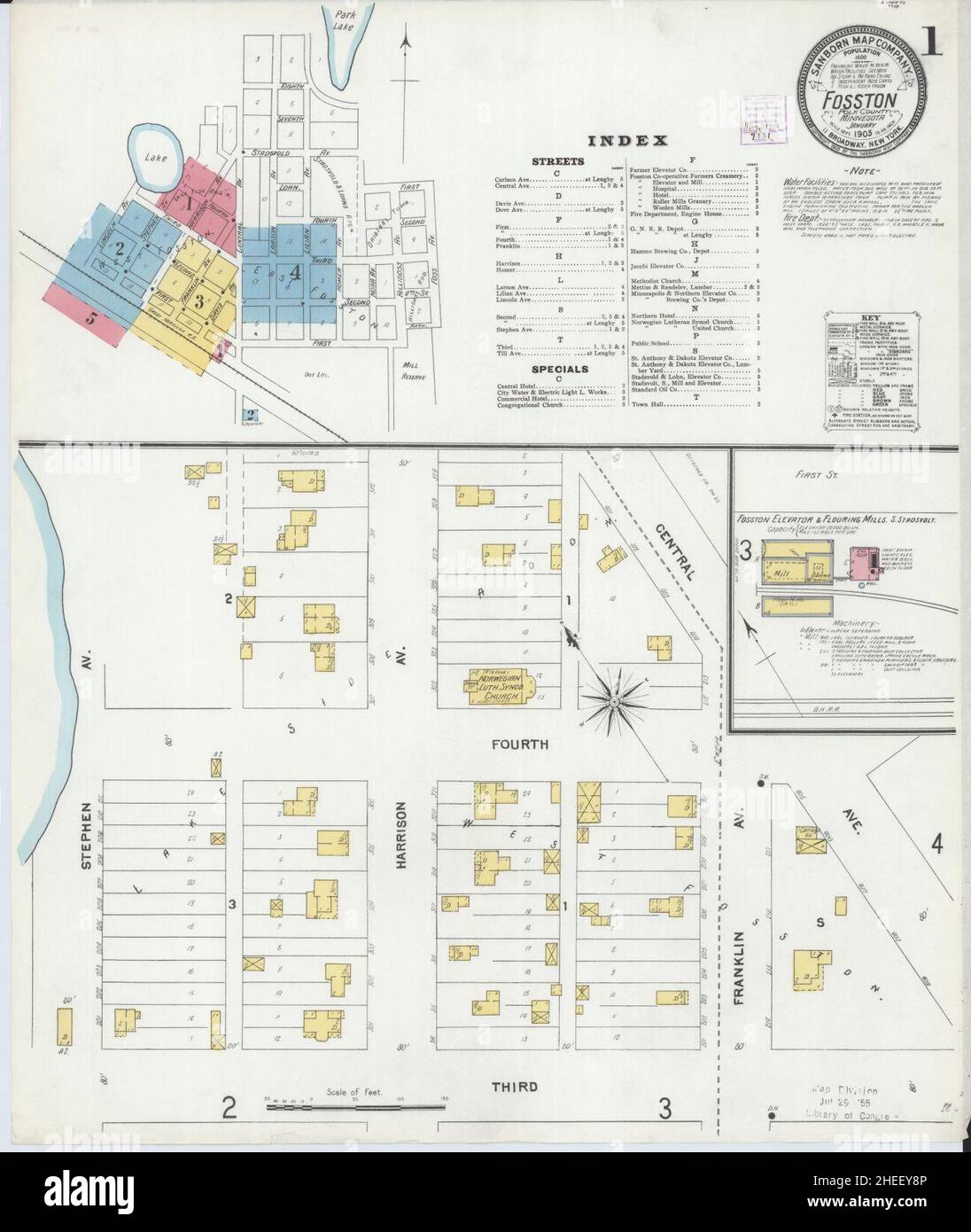 Map of fosston hi-res stock photography and images - Alamy