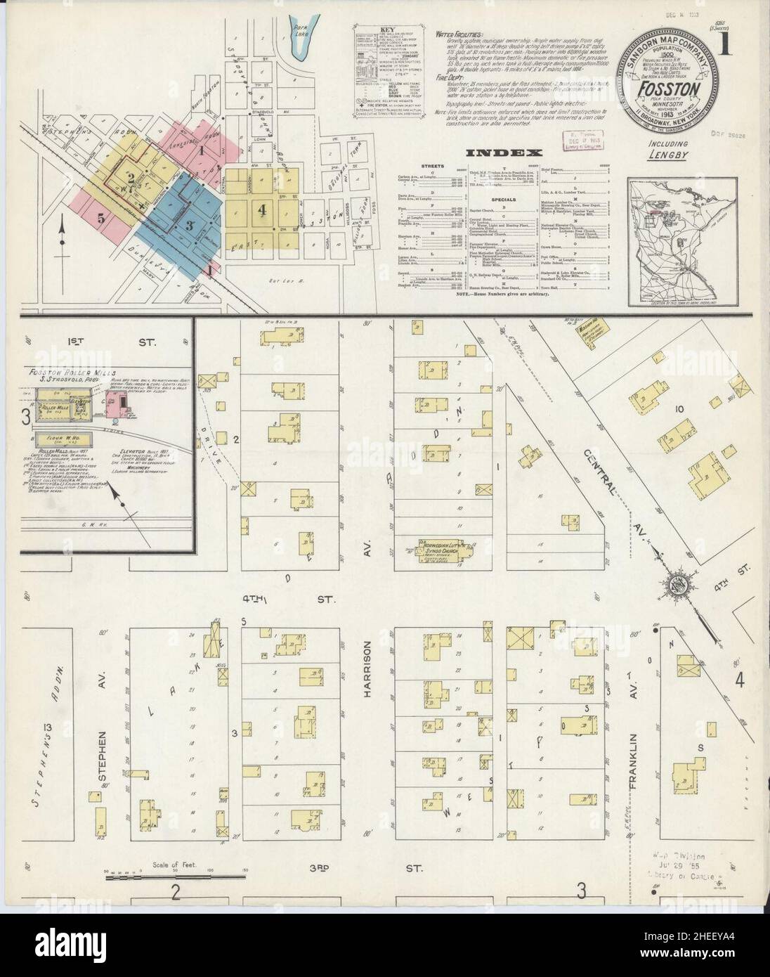 Map of fosston hi-res stock photography and images - Alamy