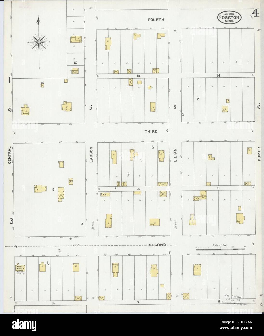 Fosston minnesota map hi-res stock photography and images - Alamy