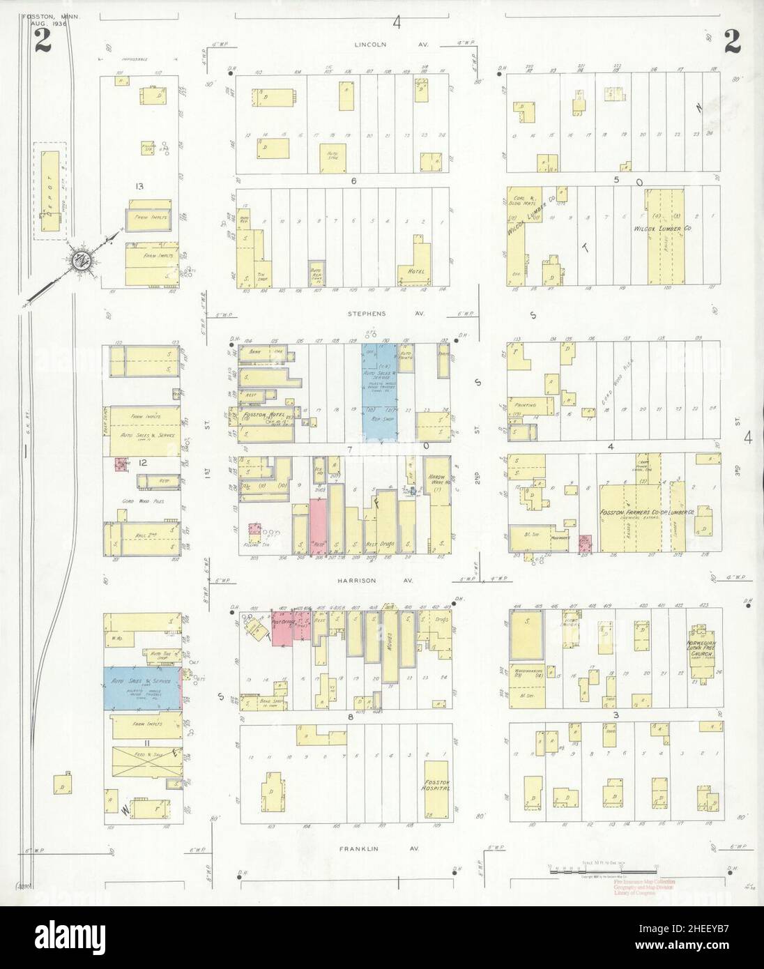 Map of fosston hi-res stock photography and images - Alamy