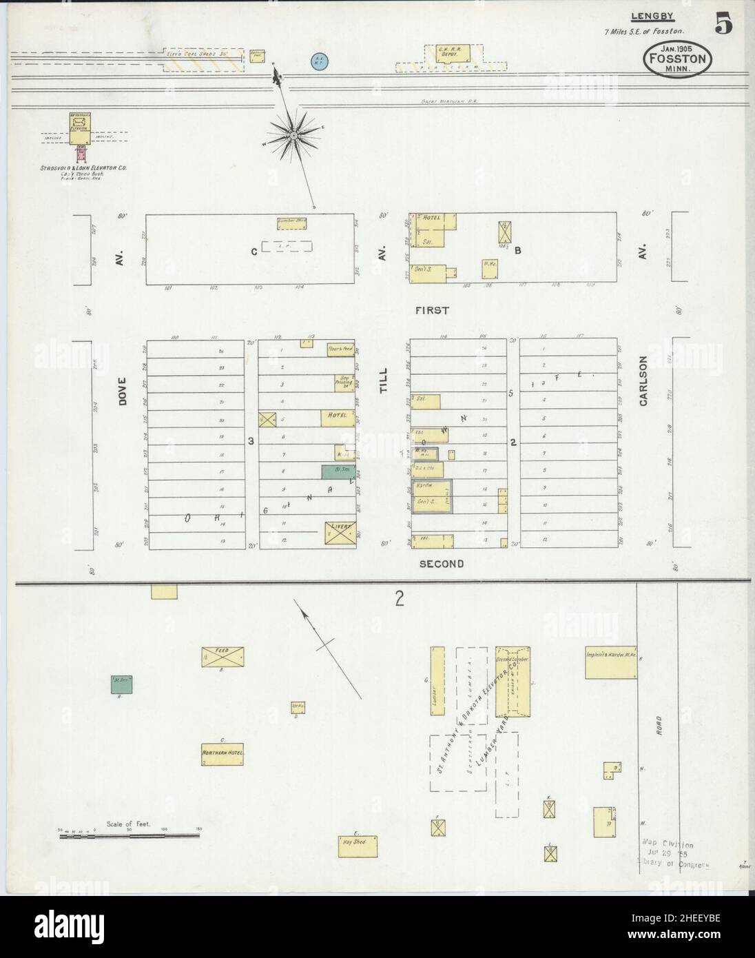 Map of fosston hi-res stock photography and images - Alamy