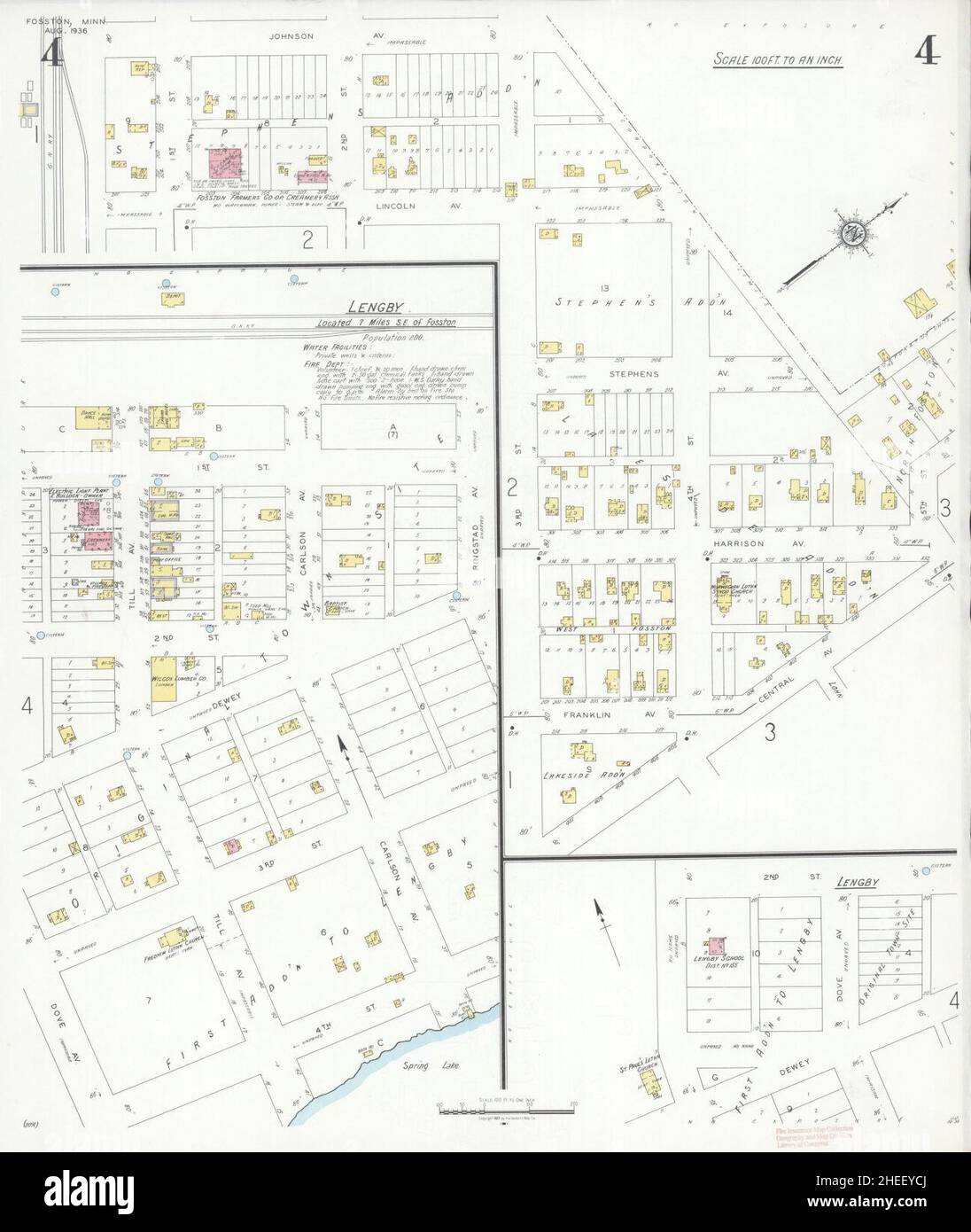 Map of fosston hi-res stock photography and images - Alamy
