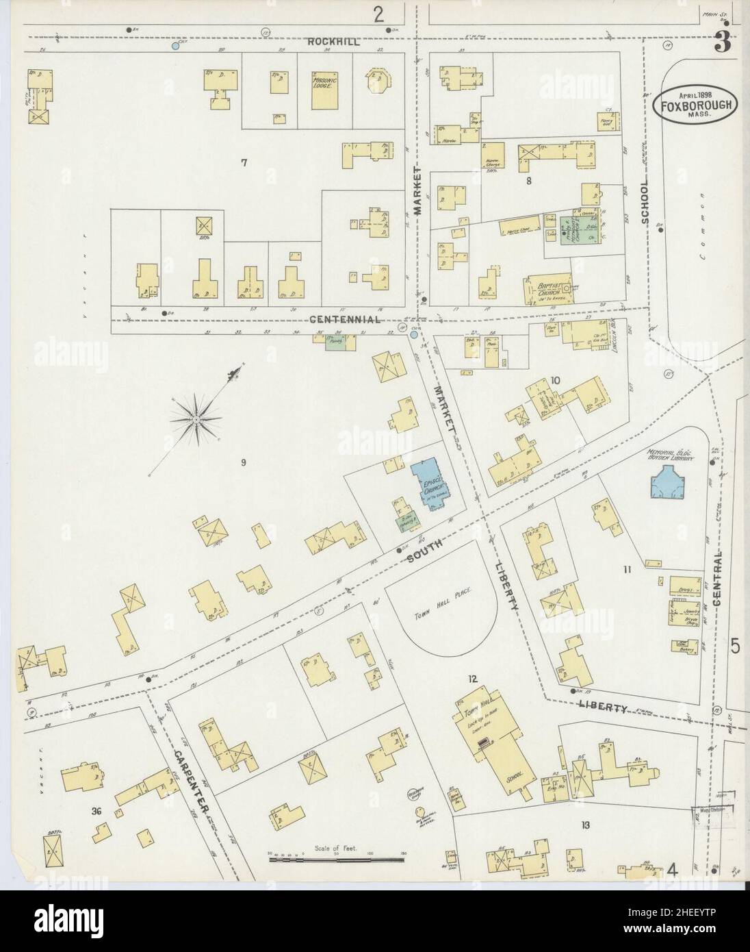 Map of foxboro hi-res stock photography and images - Alamy