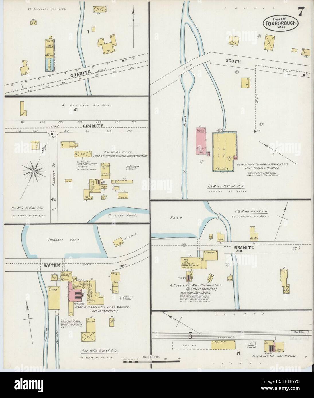 Foxboro map hi-res stock photography and images - Alamy