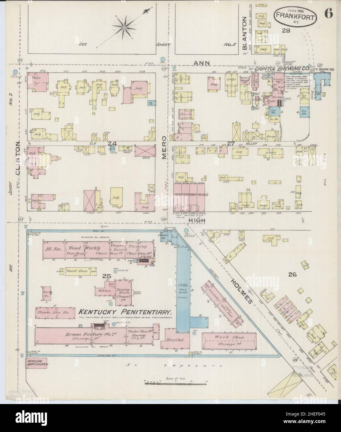 Sanborn Fire Insurance Map from Frankfort, Franklin County, Kentucky ...