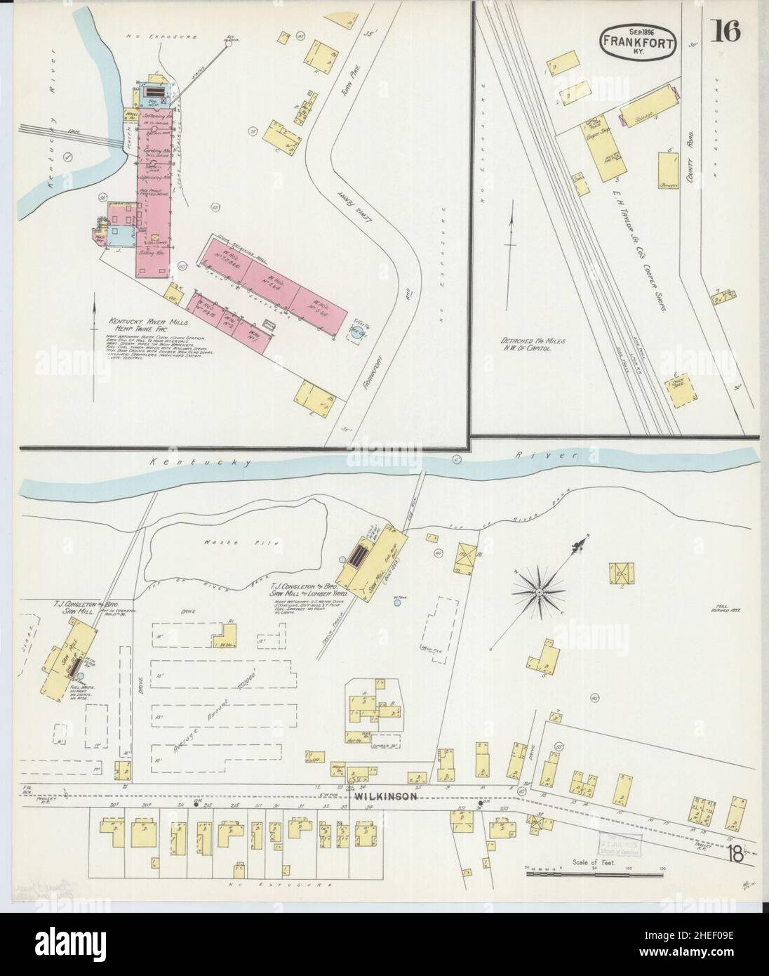 Sanborn Fire Insurance Map from Frankfort, Franklin County, Kentucky ...