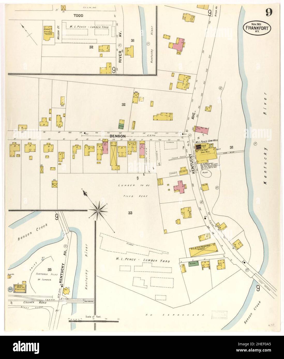 Franklin map Cut Out Stock Images & Pictures - Alamy