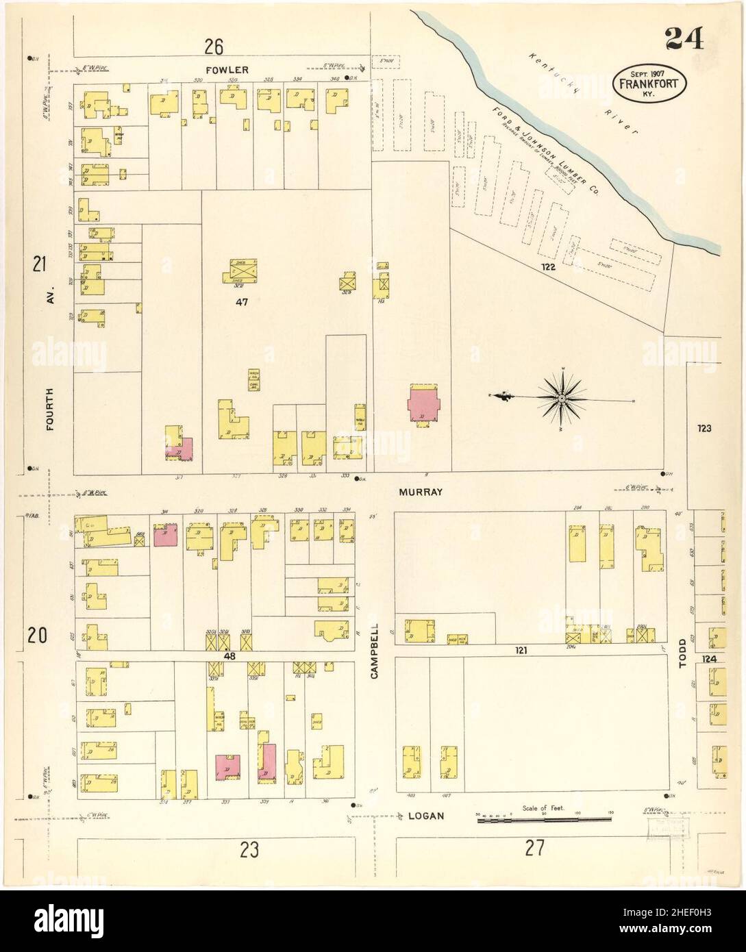 Sanborn Fire Insurance Map from Frankfort, Franklin County, Kentucky ...