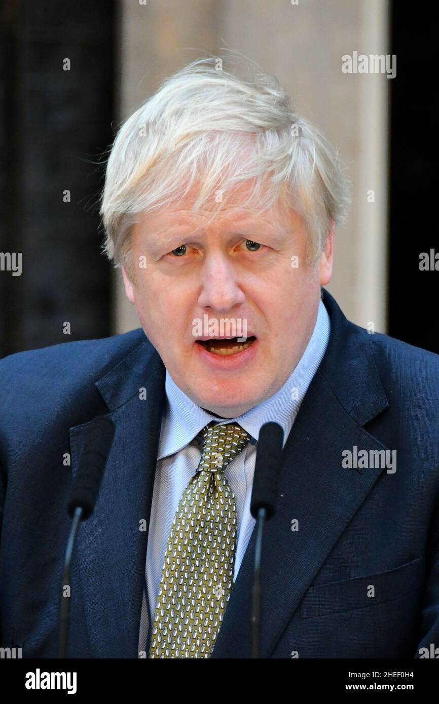 London - Britain - 20191213 Boris Johnson seen at 10 Downing ...
