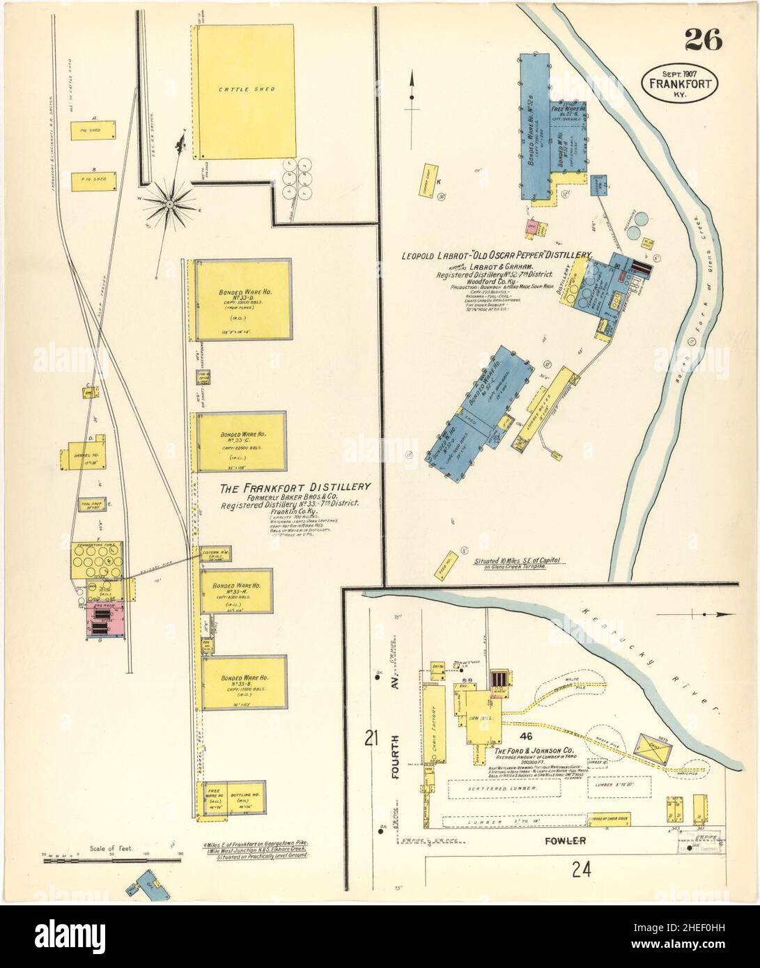 Sanborn Fire Insurance Map from Frankfort, Franklin County, Kentucky ...