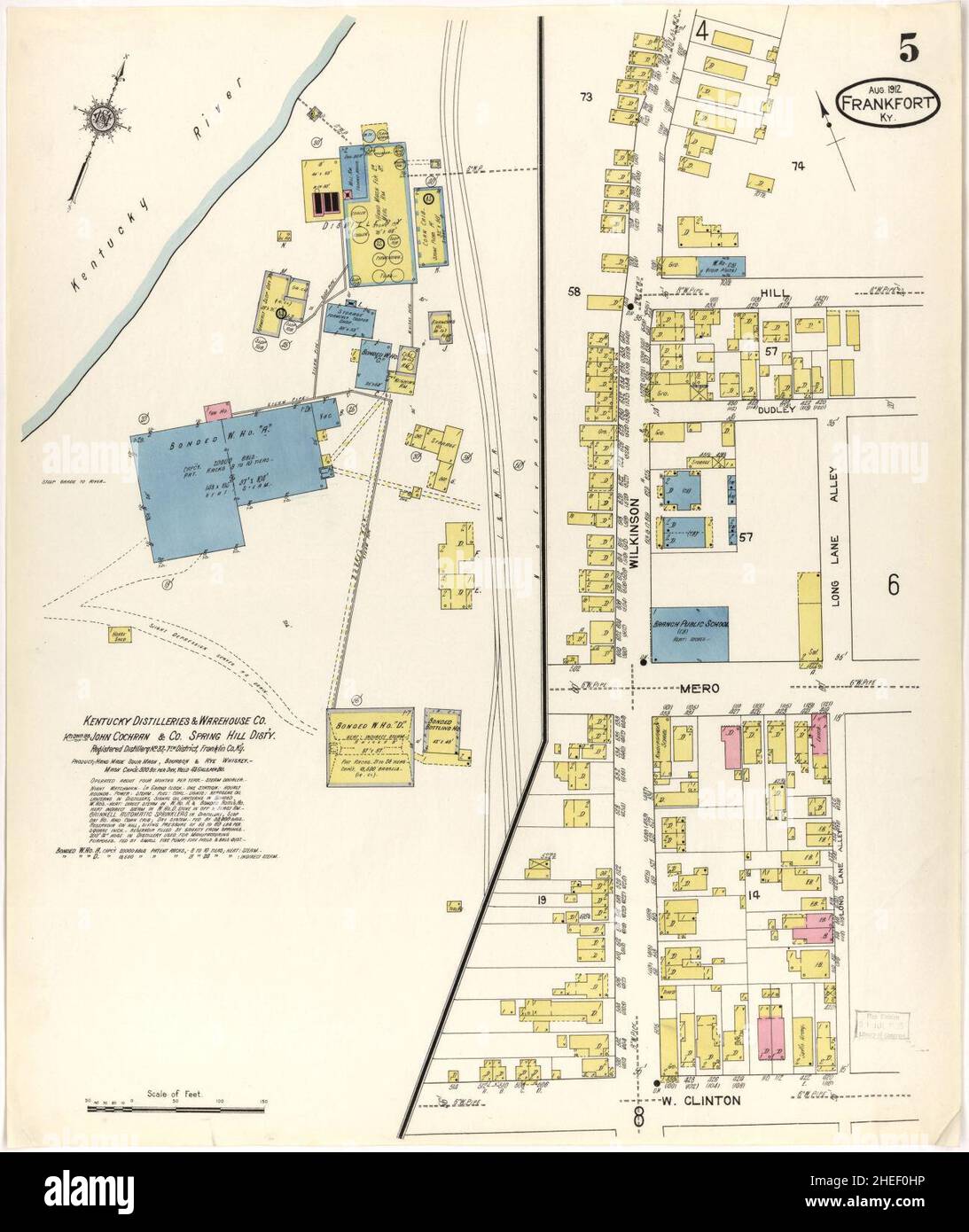 Sanborn Fire Insurance Map from Frankfort, Franklin County, Kentucky ...