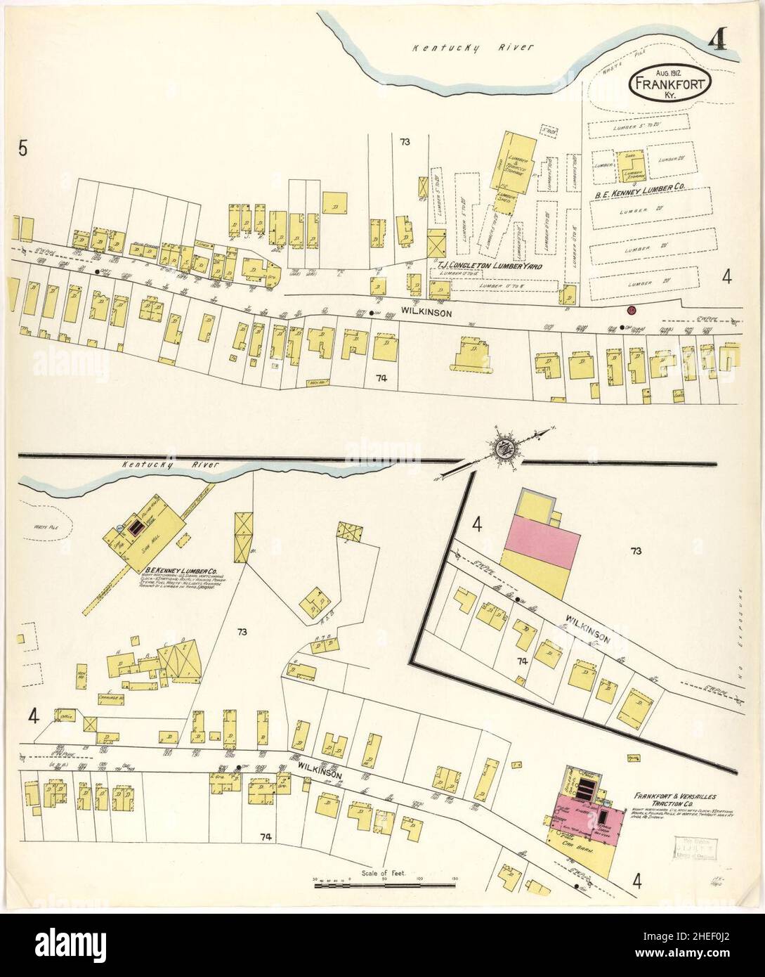 Sanborn Fire Insurance Map from Frankfort, Franklin County, Kentucky ...