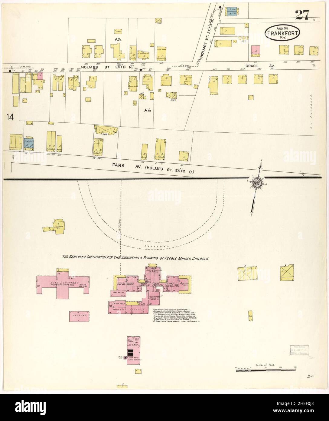 Sanborn Fire Insurance Map from Frankfort, Franklin County, Kentucky ...