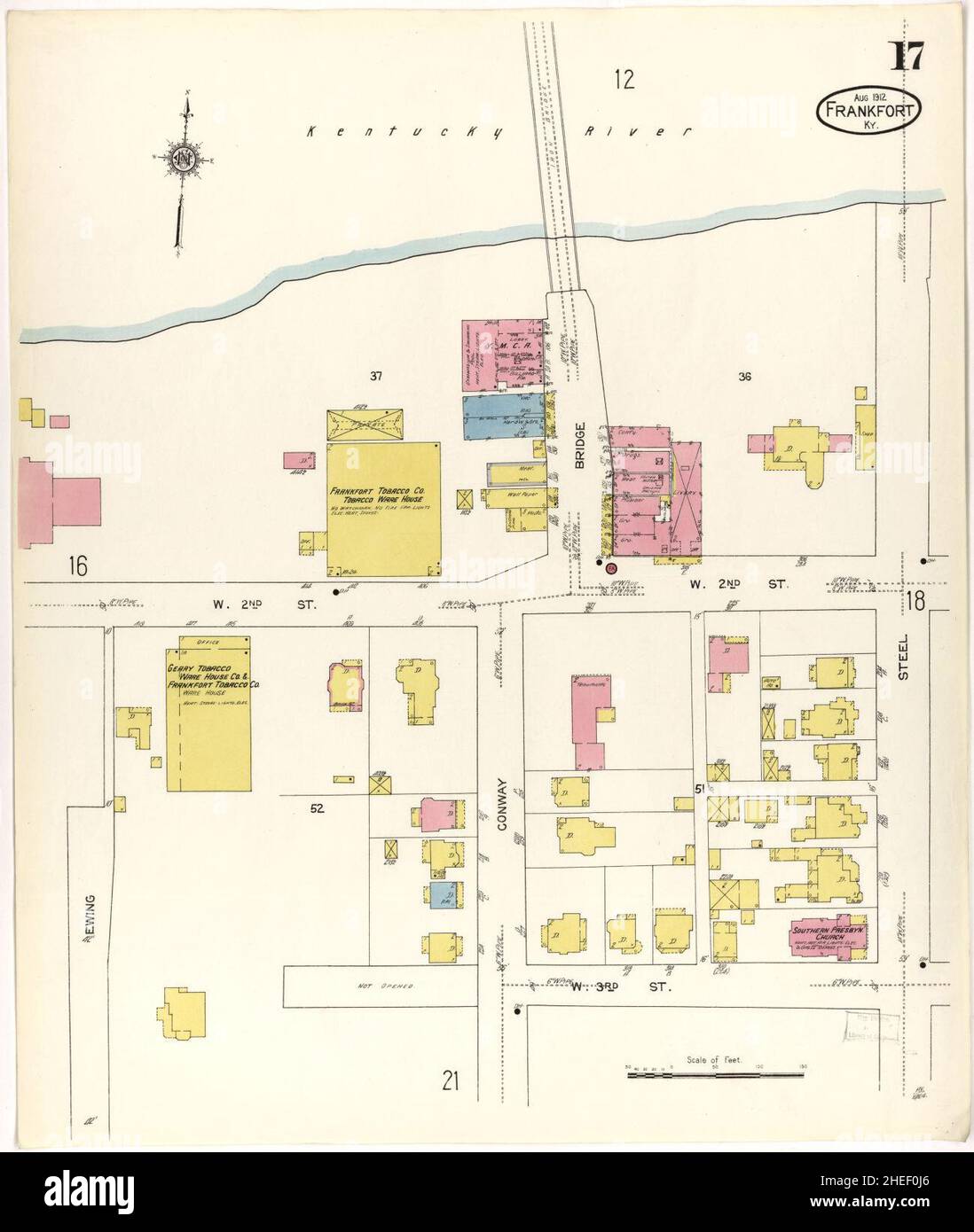 Sanborn Fire Insurance Map from Frankfort, Franklin County, Kentucky ...