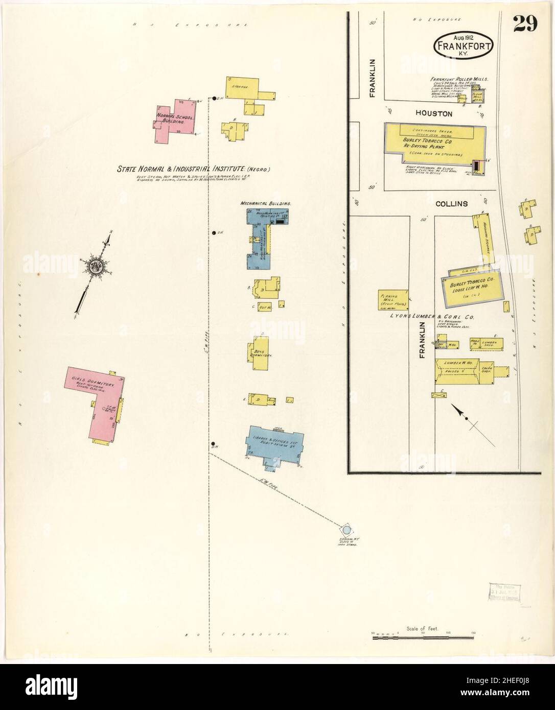 Sanborn Fire Insurance Map from Frankfort, Franklin County, Kentucky ...