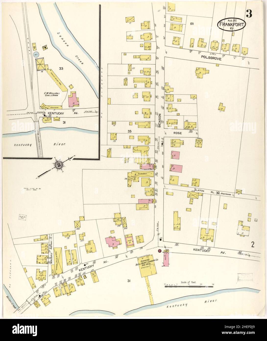 Sanborn Fire Insurance Map from Frankfort, Franklin County, Kentucky ...