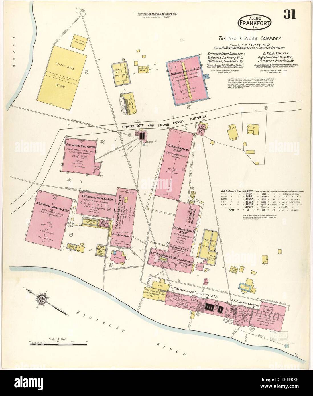Sanborn Fire Insurance Map from Frankfort, Franklin County, Kentucky ...