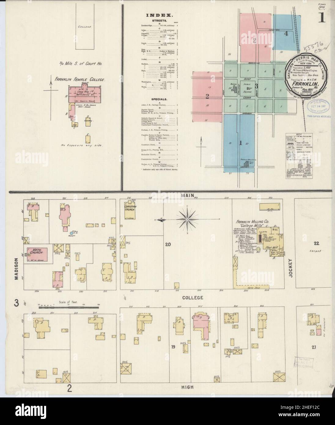 Simpson county map hi-res stock photography and images - Alamy