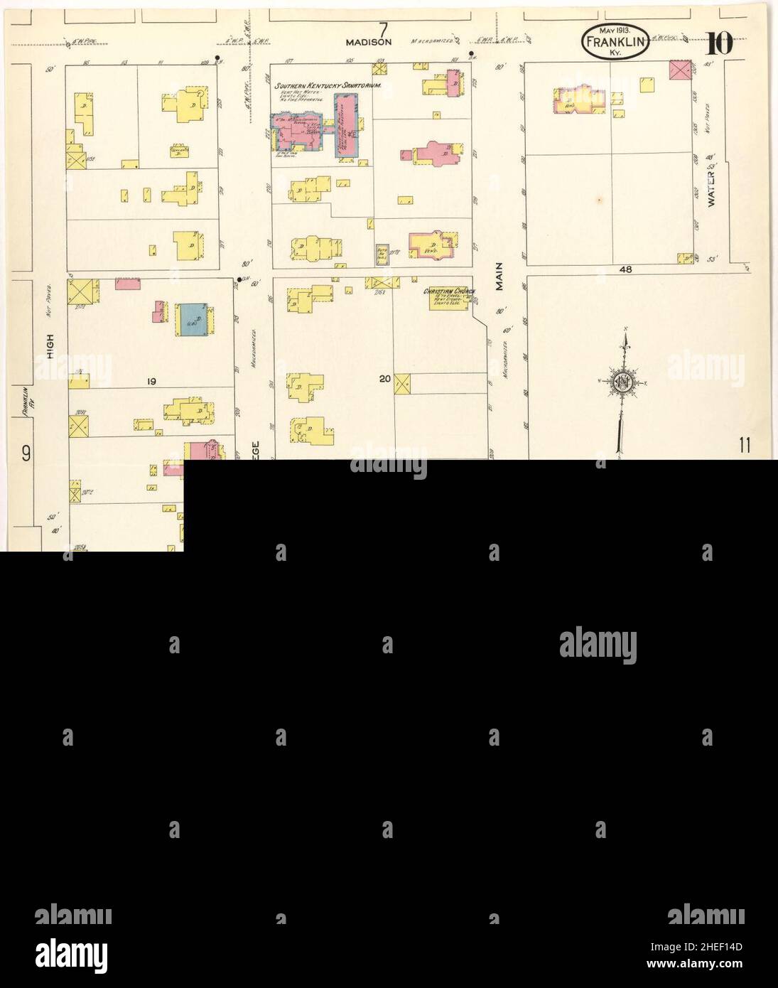 Simpson county map hi-res stock photography and images - Alamy
