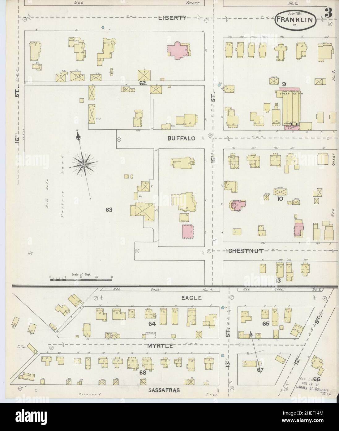 Map of venango hi-res stock photography and images - Alamy