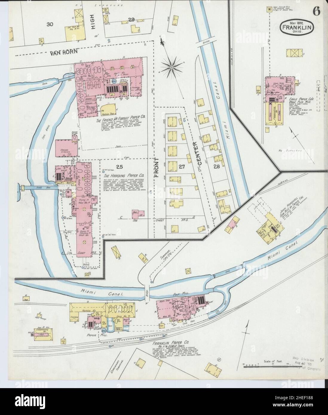 Warren ohio map hi-res stock photography and images - Alamy