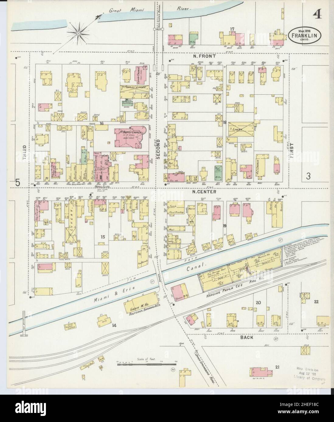 Warren ohio map hi-res stock photography and images - Alamy