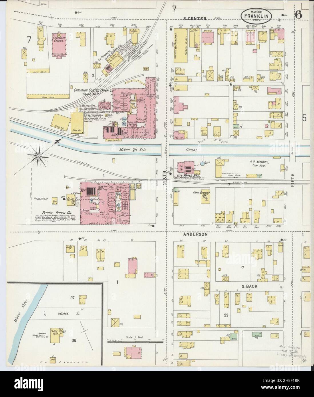 Warren ohio map hi-res stock photography and images - Alamy