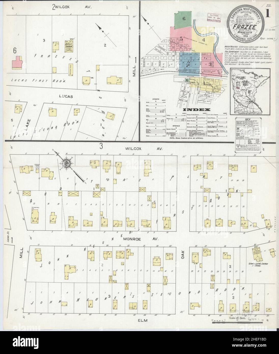 Map of becker minnesota hi-res stock photography and images - Alamy