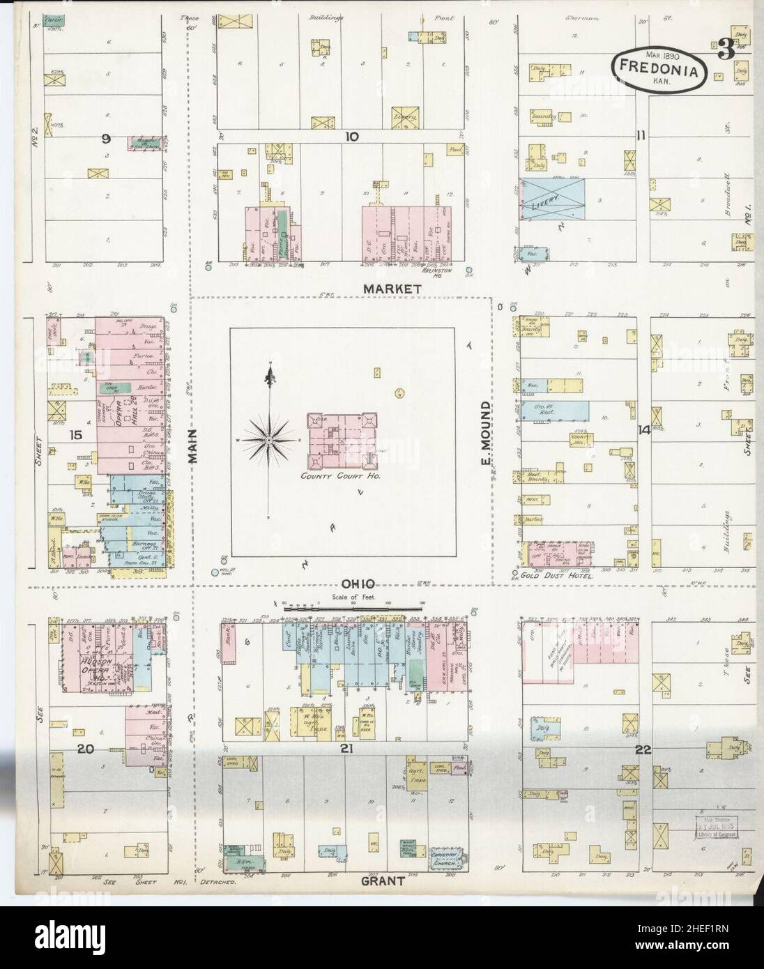 Map of wilson county hi-res stock photography and images - Alamy