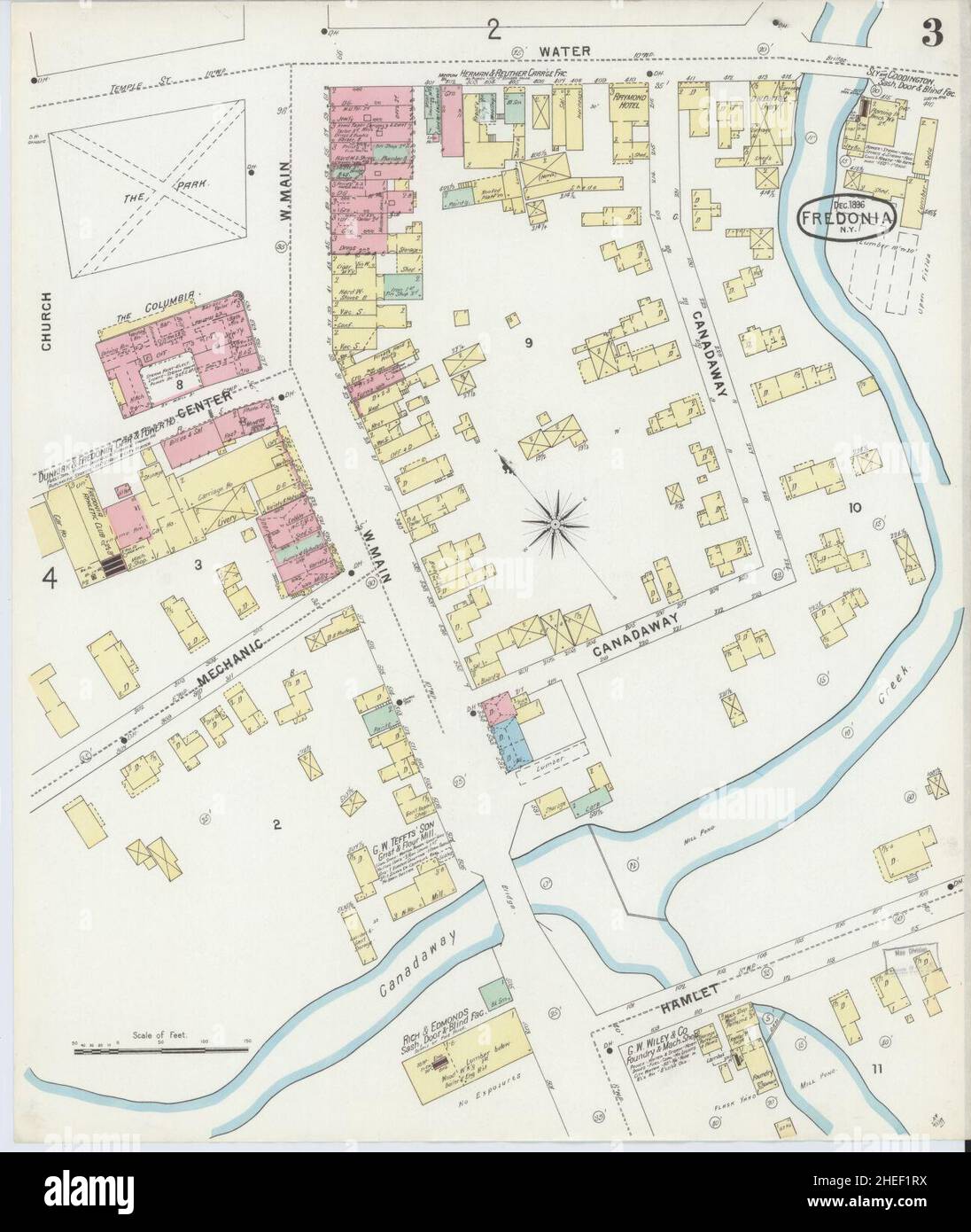 Map of fredonia new york hi-res stock photography and images - Alamy